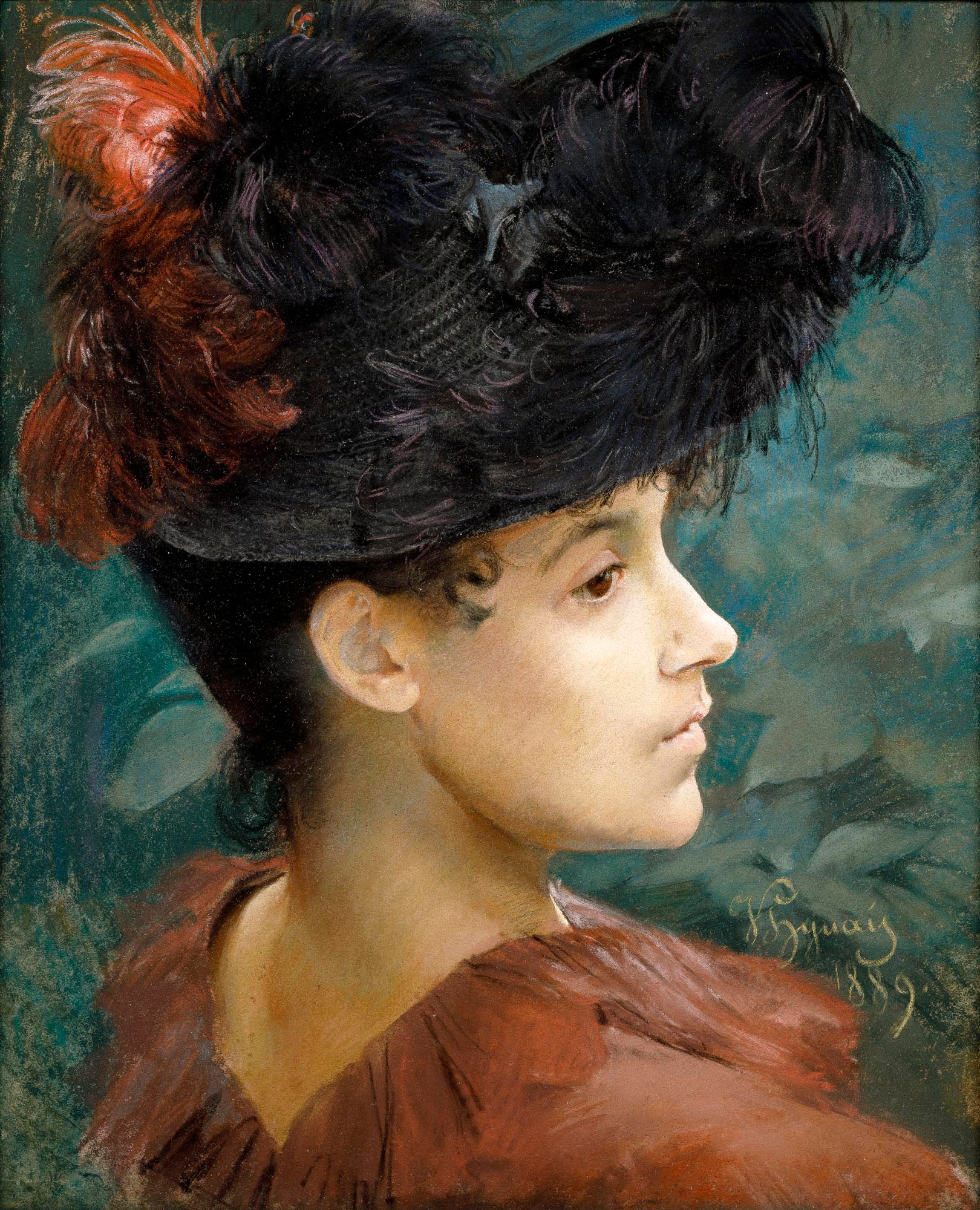 #62 | Portrait of Suzanne Valadon | Vojtěch Hynais Artslimit