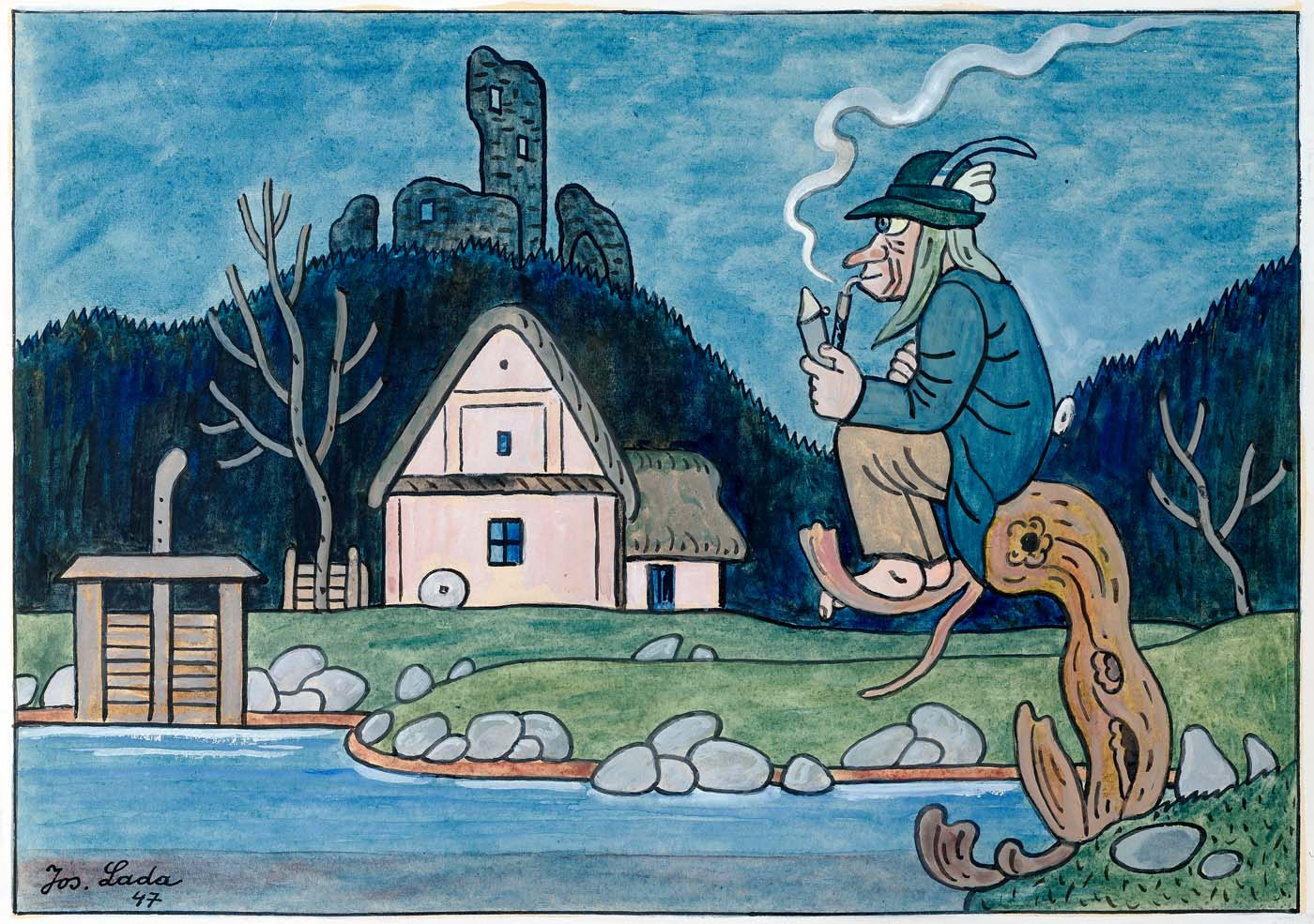 č. 141 | Vodník | Josef Lada Artslimit